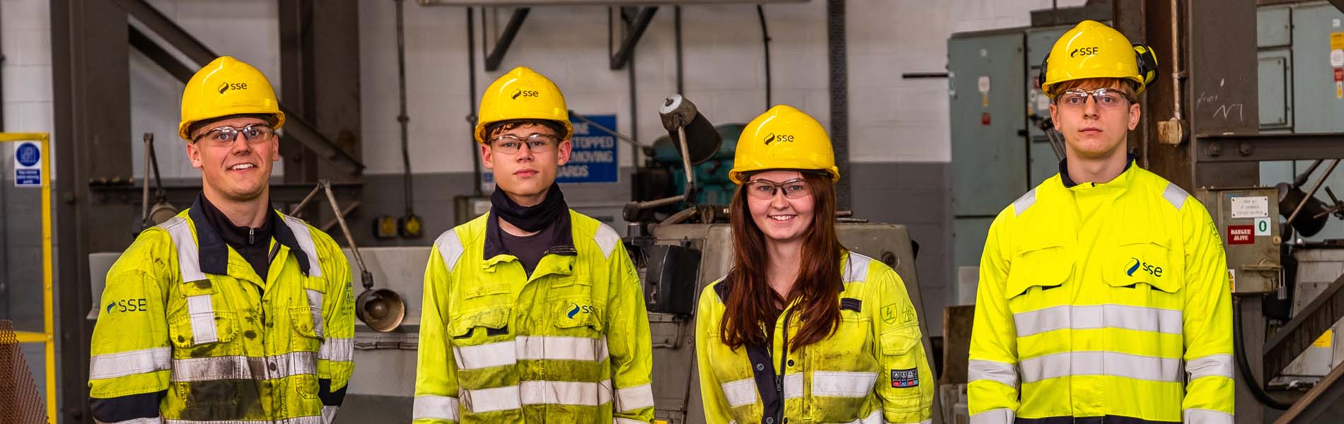 SSE Thermal recruits eight new apprentices at Peterhead